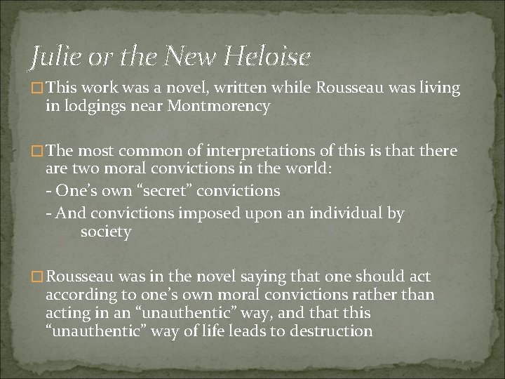 JeanJacques Rousseau 1712 1778 Eighteenth Century Philosopher Background