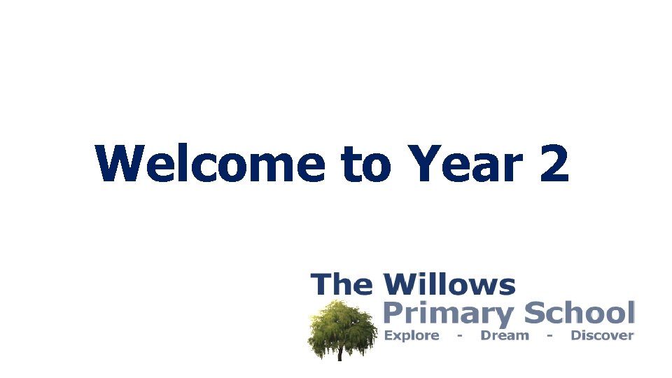 Welcome to Year 2 Start time 8 55