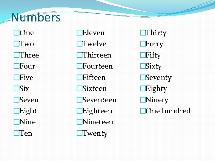 Objects Numbers and Colors Bolivia LIVE 2011 Integrated