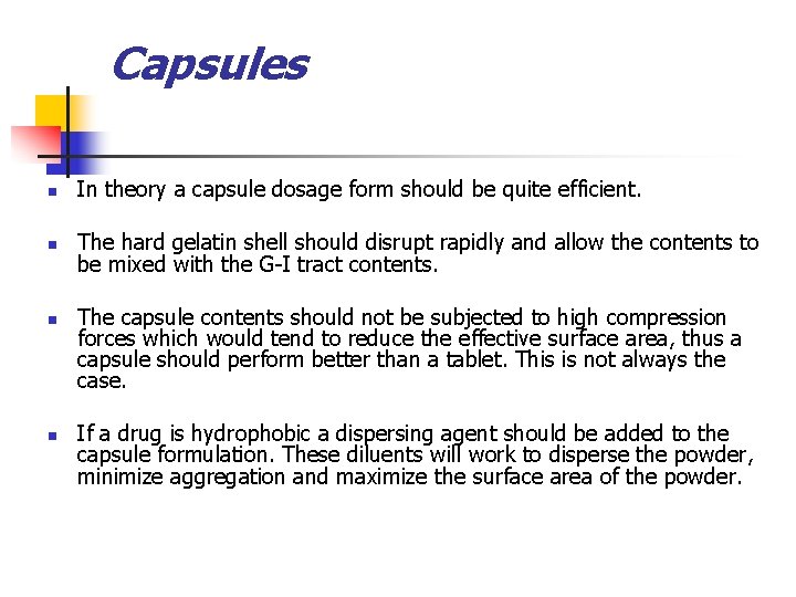 Formulation factors By Dr A S Adebayo Objectives