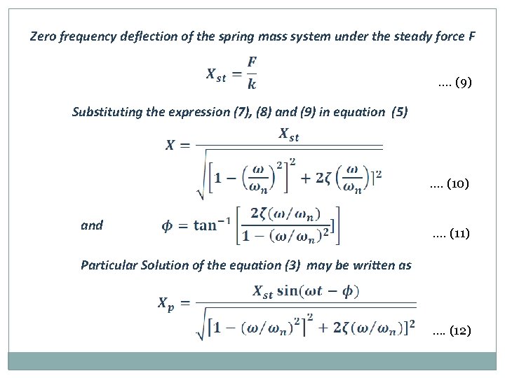 CHAPTER 3 Forced Vibration of Single Degree of