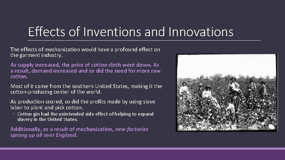 Origins of the Industrial Revolution SWBAT EXPLAIN WHY