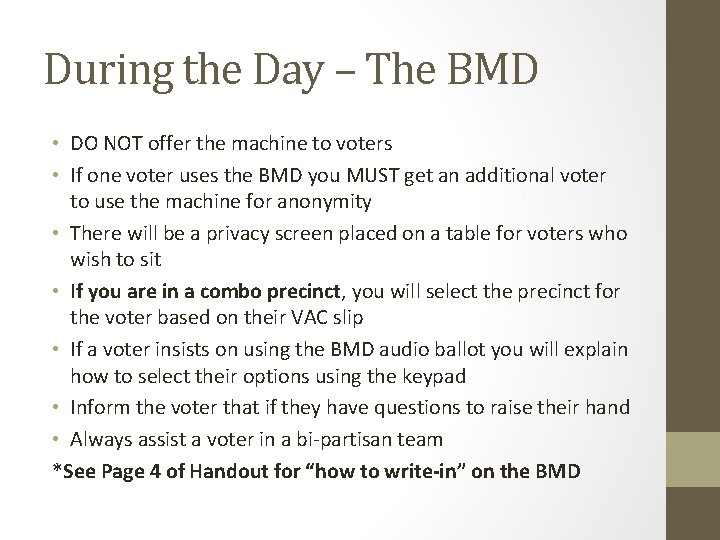 VOTING JUDGES Night Before Set up and plug