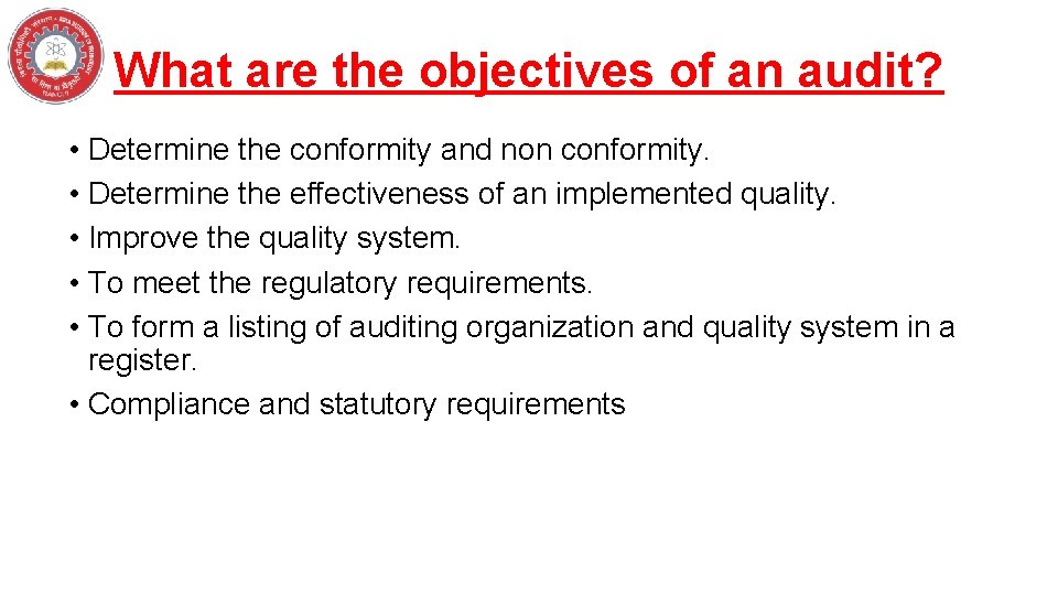 An overview of the OBJECTIVES AND MANAGEMENT OF