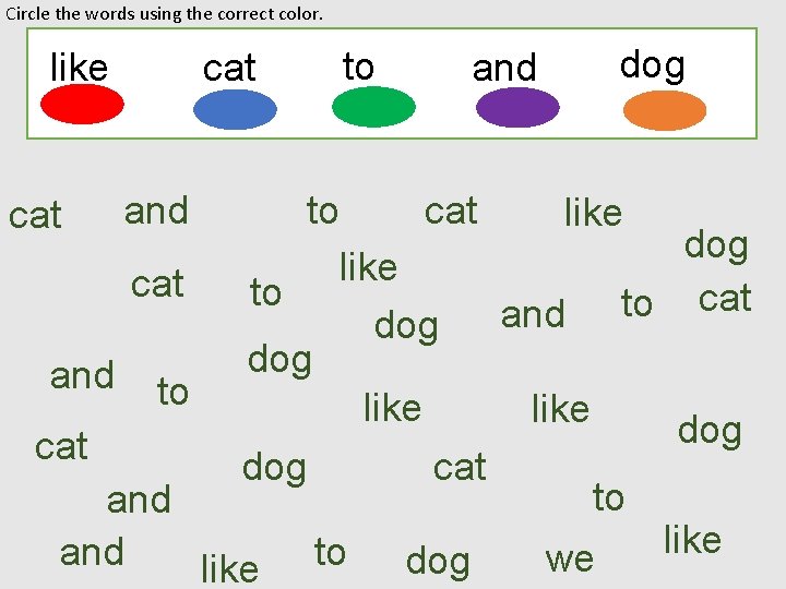 Systematic Sight Word Instruction Week 2 By the
