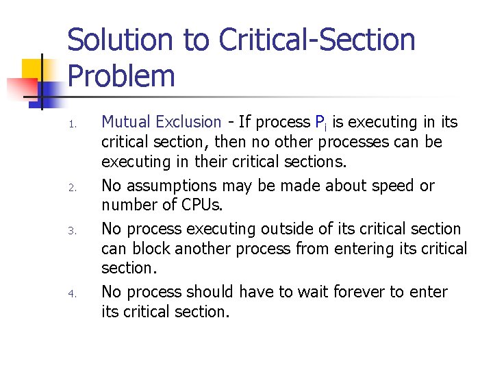 Background n n Concurrent access to shared data