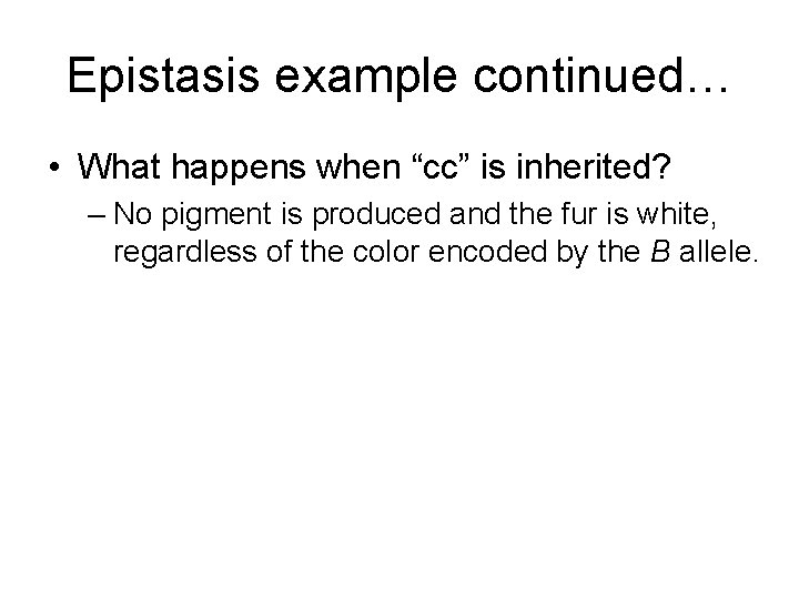 Other inheritance patterns Warm Up For the cross