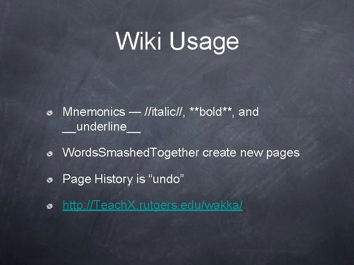 Wiki and Blog Joseph Delaney Teaching Excellence Center