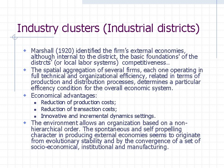 Economic Geography 4 Location of industrial activities 121