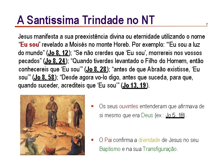 Deus Uno e Trino Aula 4 A Trindade