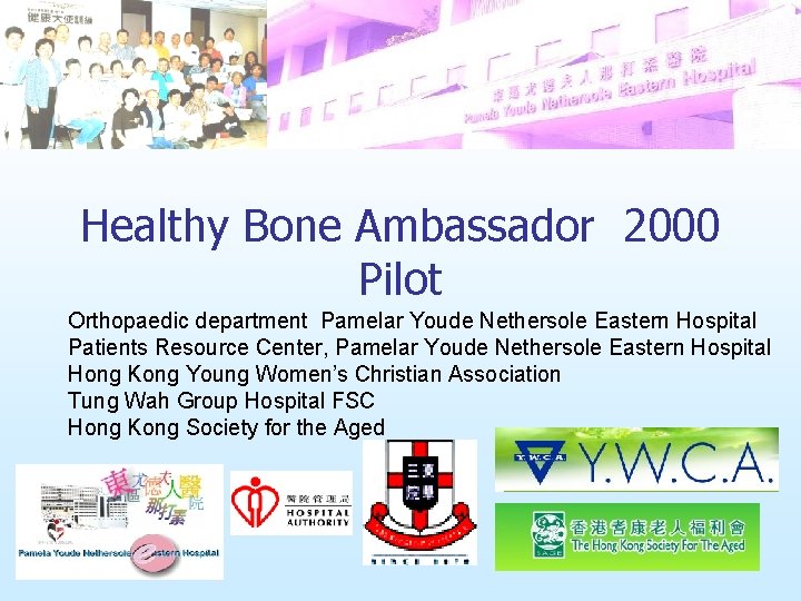 Healthy Bone Project experience sharing for community health