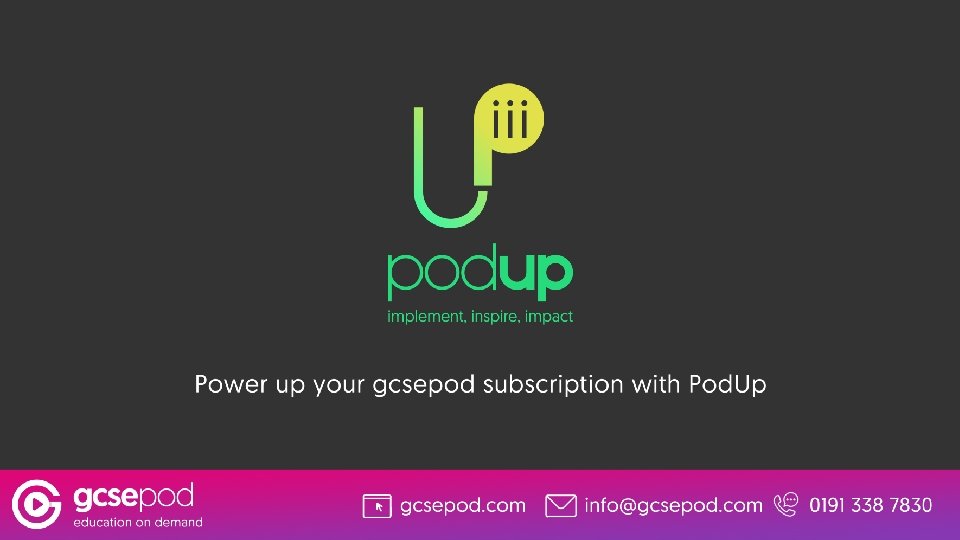 STUDY SMART Using GCSEPod with cognitive learning techniques