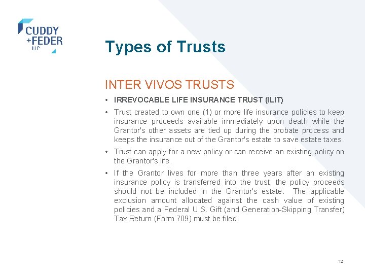 WESTCHESTER NEW YORK CITY TERMINATING IRREVOCABLE TRUSTS WEALTH