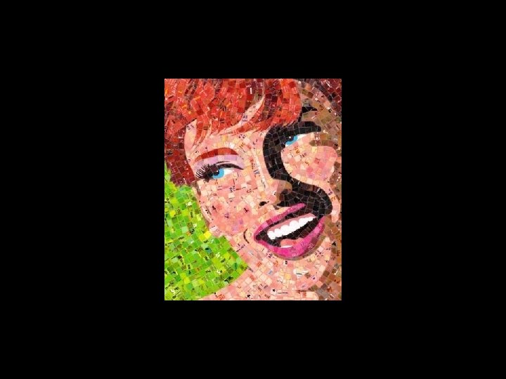 Paper Mosaics Take note of how the paper