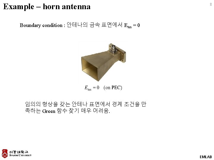 1 Chapter 6 Equivalence theorem EMLAB Aperture type