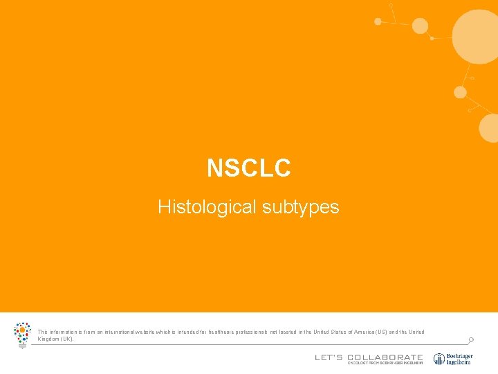 NSCLC This information is from an international website