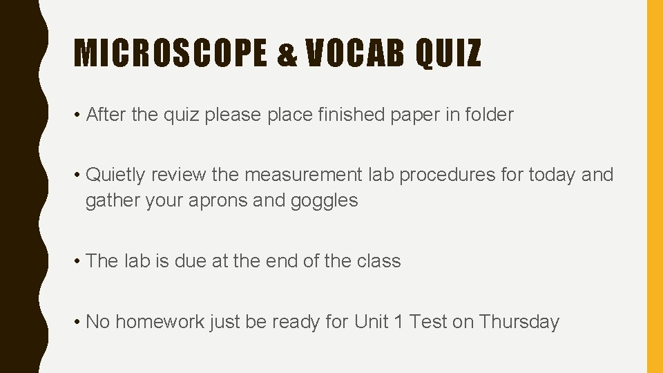 DAY 8 ACADEMIC BIO WARM UP PREPARE FOR