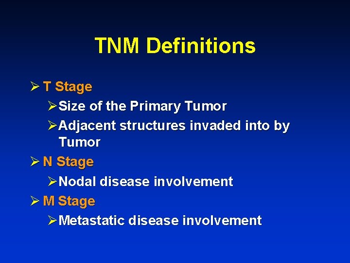 Mediastinal Staging Samer Kanaan M D Overview Importance
