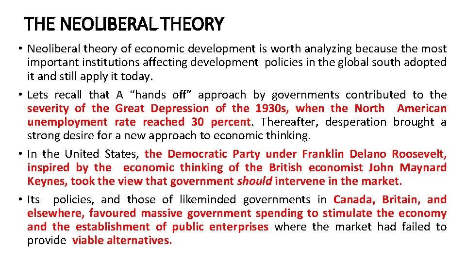 Nigeria and Economic Recession Reappraising the Neoliberalism Option