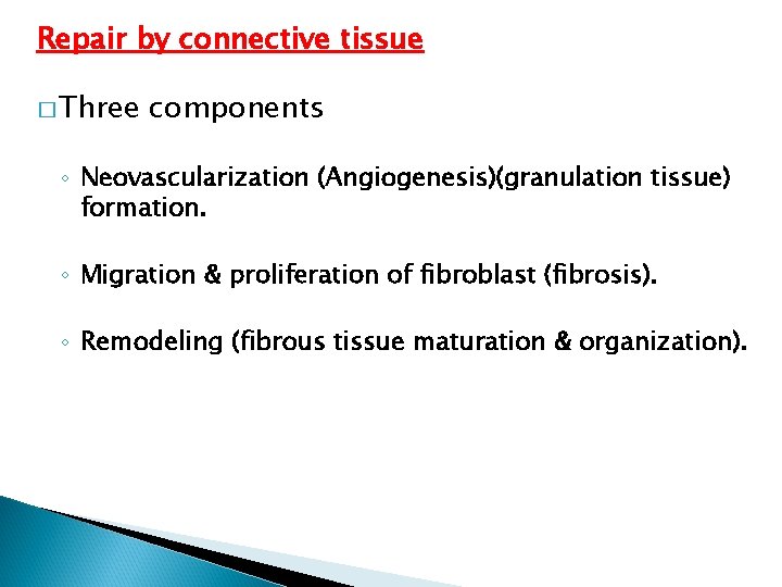 Healing repair regeneration Dr Samar saleh Pathology Department