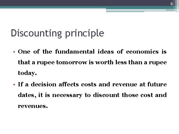 1 UNIT I Basic economic tools in Managerial