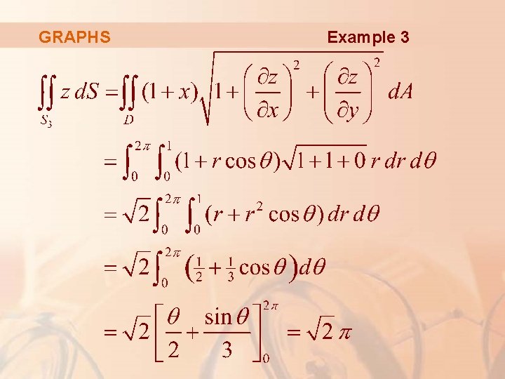 16 VECTOR CALCULUS VECTOR CALCULUS 16 7 Surface