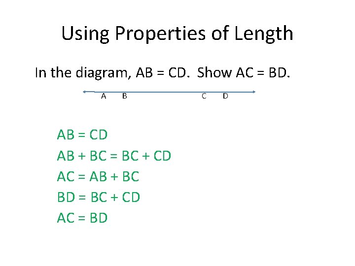 Geometry 2 4 Reasoning with Properties from Algebra