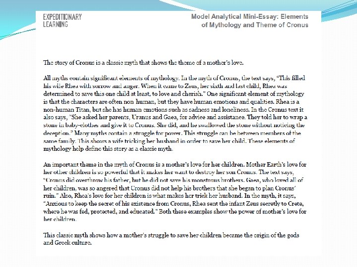 Module 1 Unit 2 Lesson 7 Analyzing the