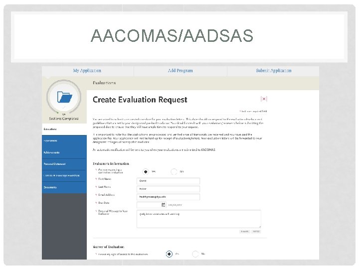 LETTER TRACKER REQUEST A PACKET HOW TO REQUEST