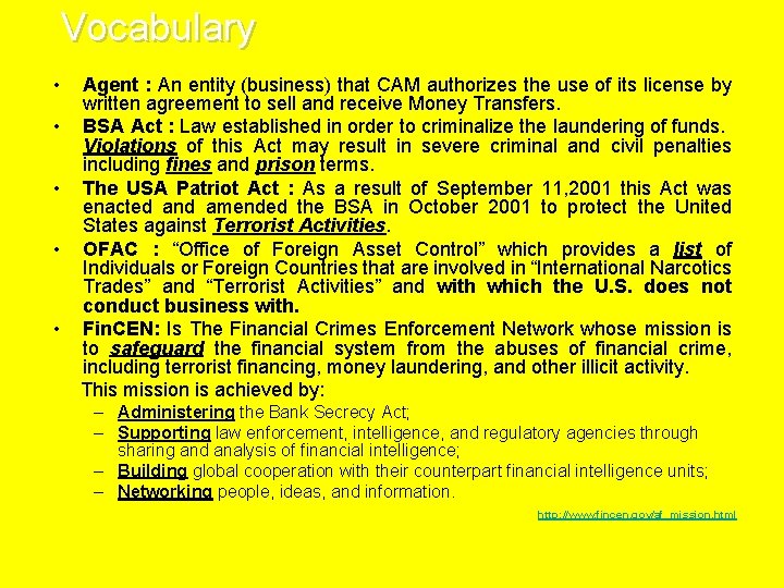 Prepared by Jean Similien Chief Compliance Officer Alexandra