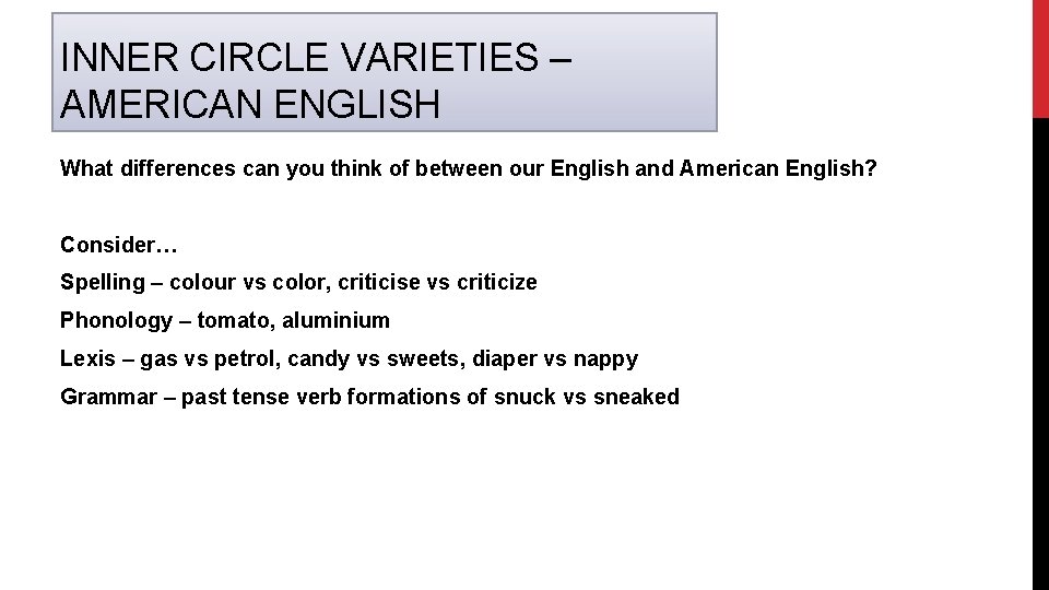 ELF AMERICAN ENGLISH AS LINGUA FRANCA GROUPS USING