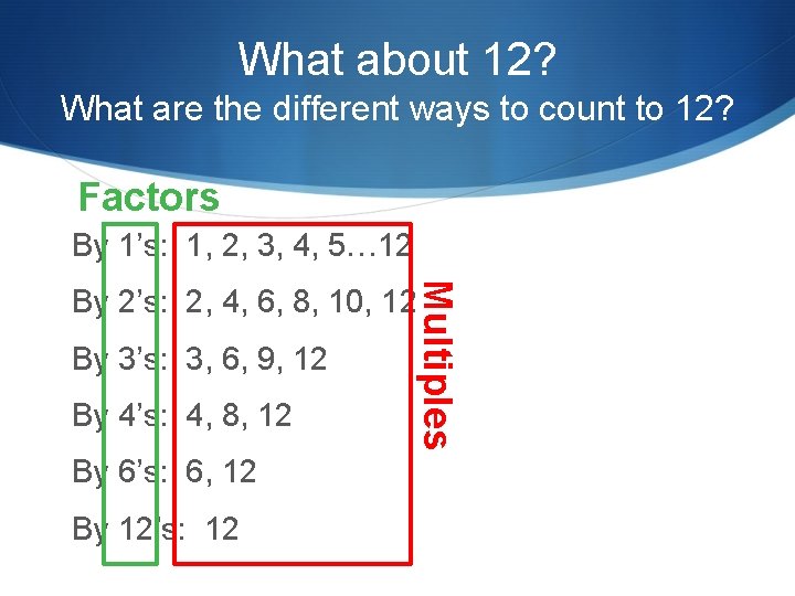 Number Explorations Two Ways to Count to Ten