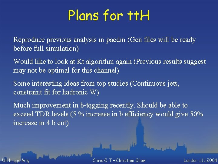 Steps toward tt H Hbb in the Atlas