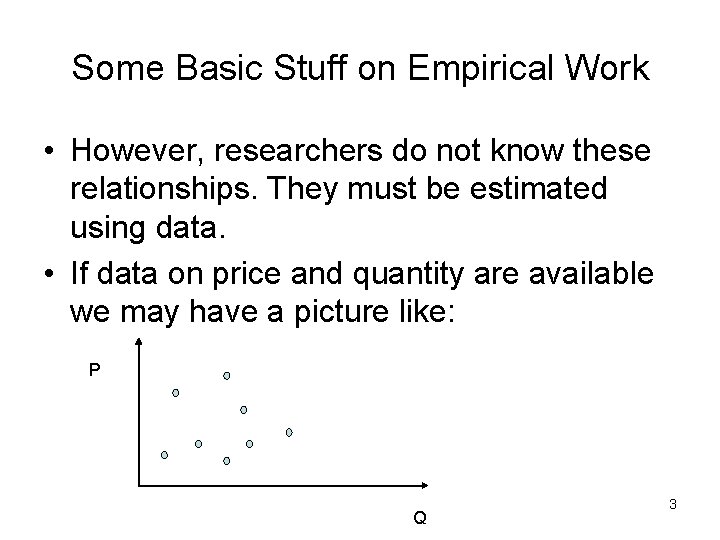 Some Basic Stuff on Empirical Work Master en