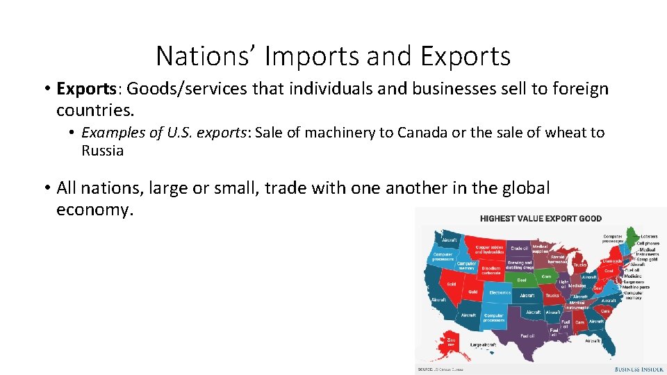 INTERNATIONAL TRADE What is the Global Economy It
