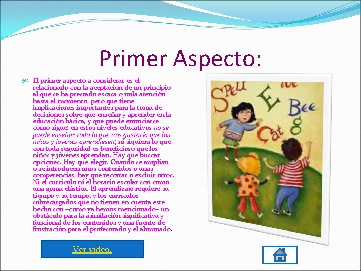 Las decisiones sobre qu ensear y aprender en