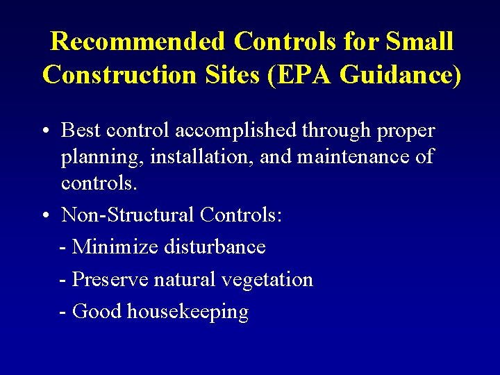 Module 1 Stormwater Permit Program Robert Pitt Department