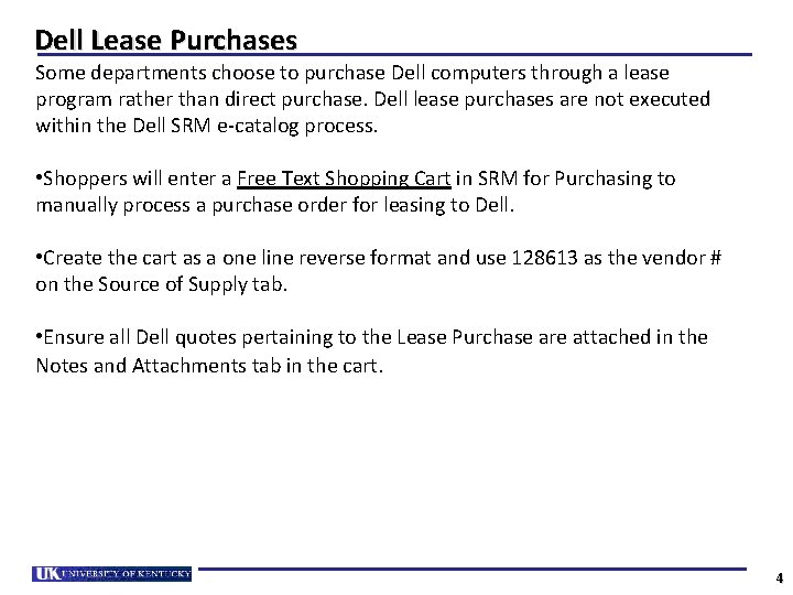Using the Dell Enhanced eCatalog Within SRM Introduction