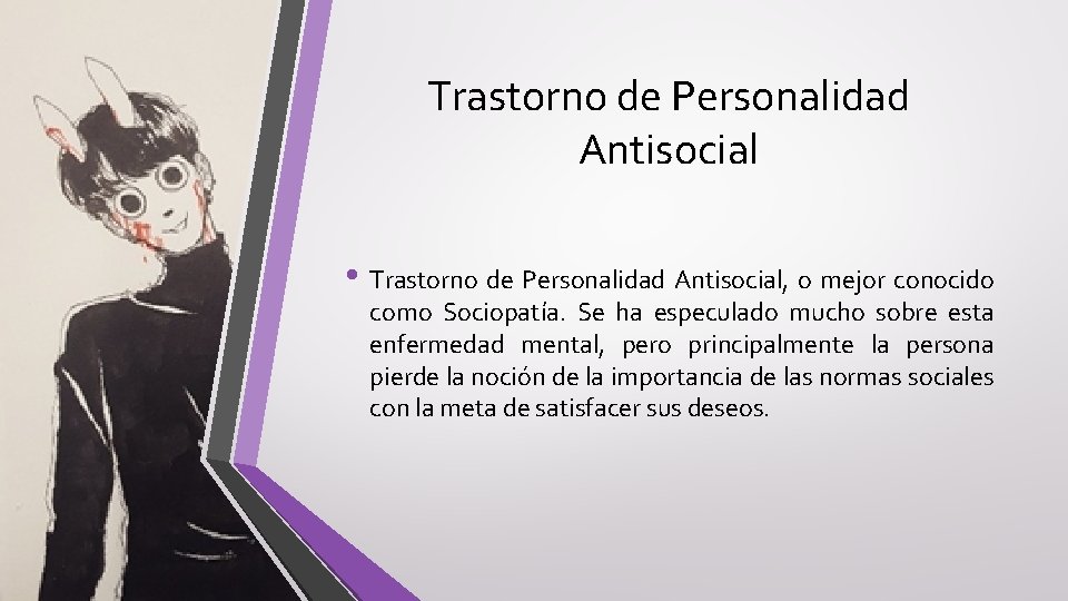 Trastorno de Personalidad Antisocial Sociopata Autor Aidee Romero