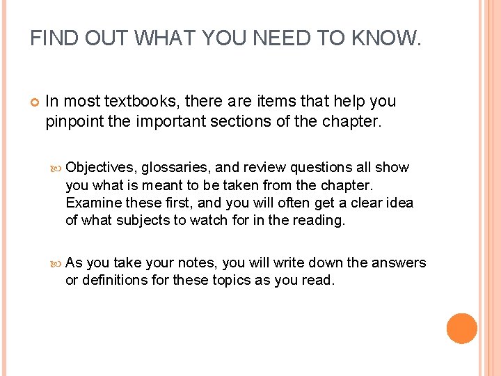 SUCCESSFUL TEXTBOOK READING AND NOTE TAKING OR How