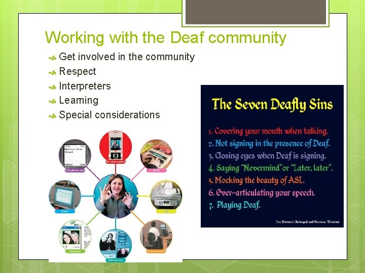 DEAF CULTURE CHELSEA SCHMITZ Why AMERICAN SIGN LANGUAGE