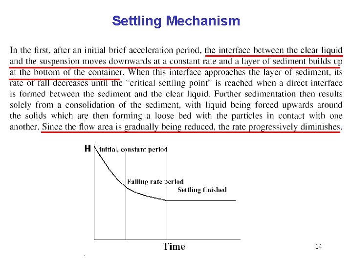 Sedimentation Reading Materials Text book Chapter 3 Perrys