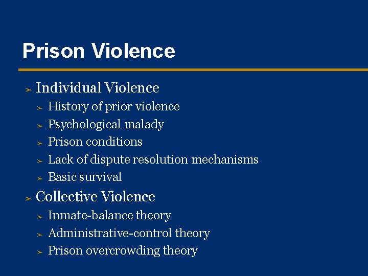 Chapter Fourteen Prison Life Living in and Leaving
