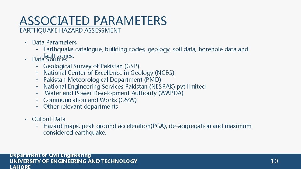 MULTI HAZARD VULNERABILITY AND RISK ASSESSMENT MHVRA Department