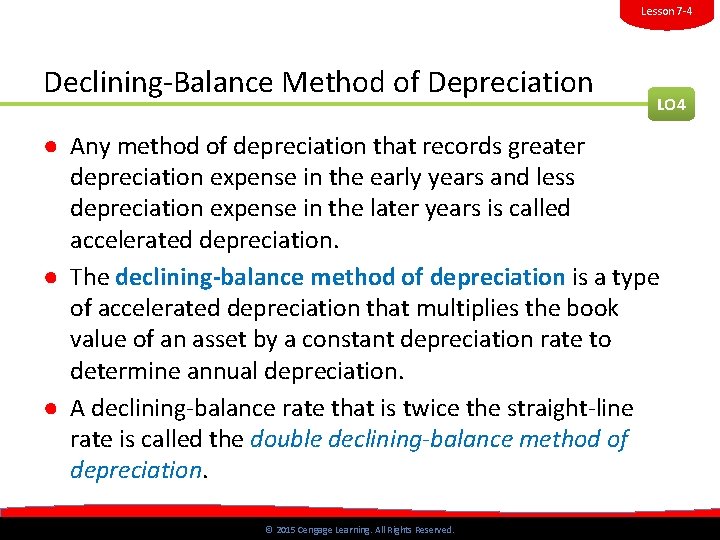 LESSON Learning Objectives 7 4 Other Methods of