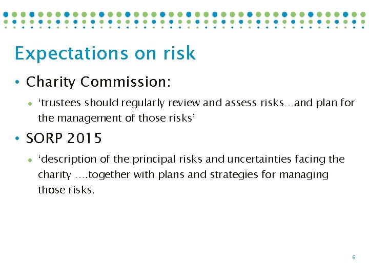 Beyond risk registers Jonathan Orchard and Kate Sayer