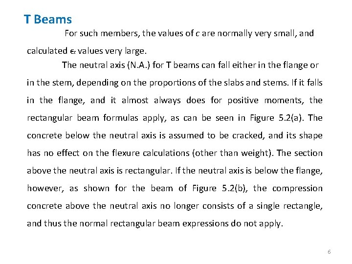 T Beams 1 T Beams Reinforced concrete floor