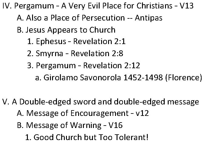 Revelation 2 12 17 The Church in Pergamum