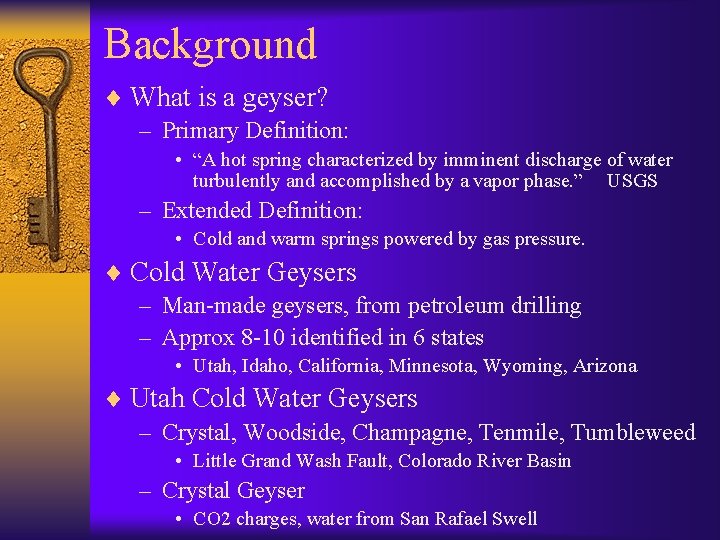 Crystal Geyser The Creation and Significance of the