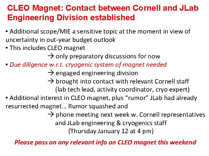 2 nd SOLID Brainstorming Session with Physics Division